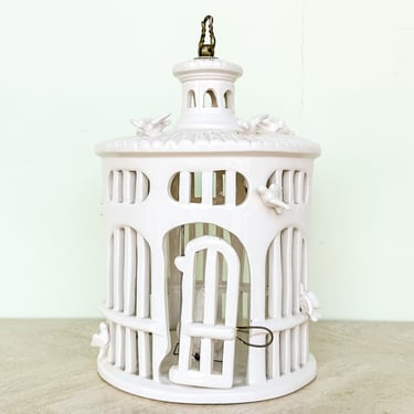 Cute Ceramic Bird Cage | Palm Beach Regency | Lake Park, FL