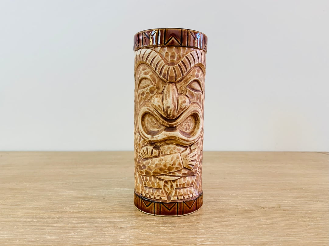 Vintage 1970s Otagiri Tiki Mug, Highball, Vase, Hawaiian, Aloha, Tiki ...