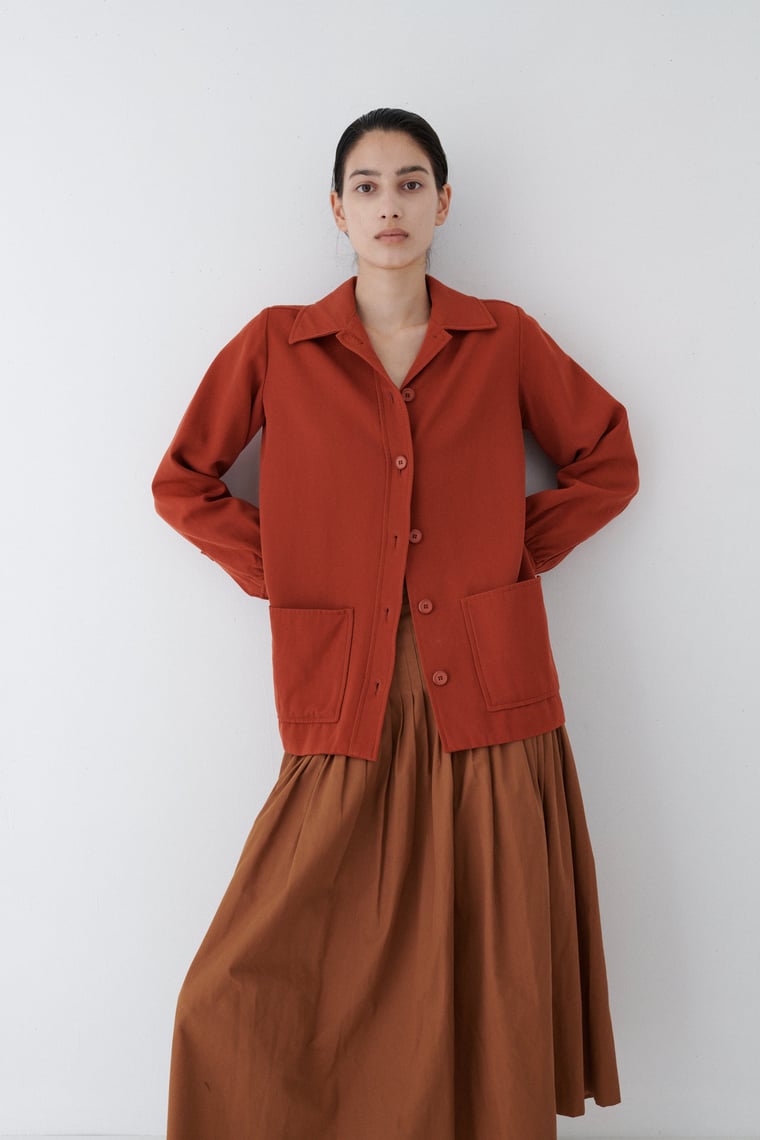 1960s Ysl Rust Wool Coat | Desert Vintage | Tucson, AZ