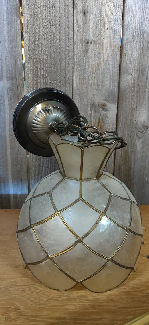 Semi flush hanging chain light | Earthwise Architectual Salvage (Tacoma ...