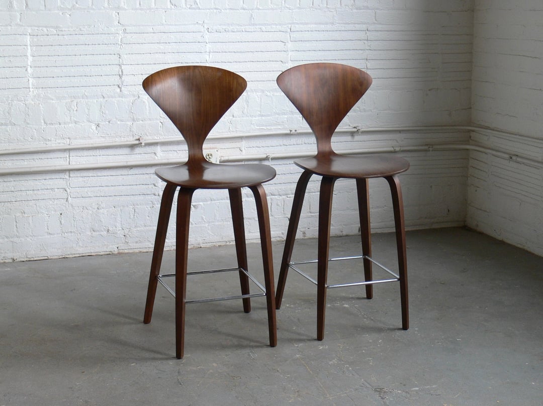 Cherner Counter Stools Designed by Norman Cherner Produced by Cherner ...