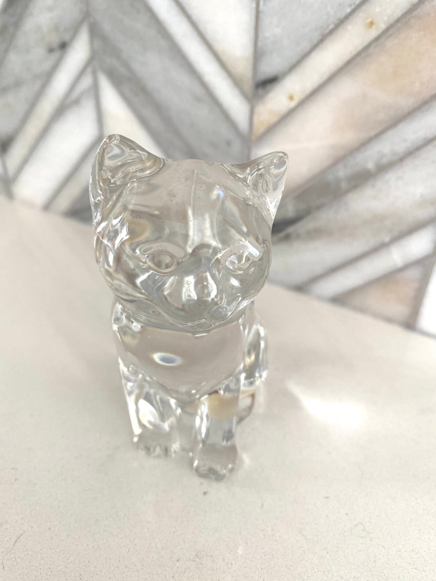 Goebel Crystal Cat
