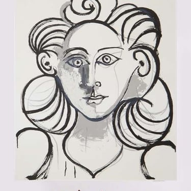 Portrait de Femme by Pablo Picasso, Marina Picasso Estate Lithograph ...