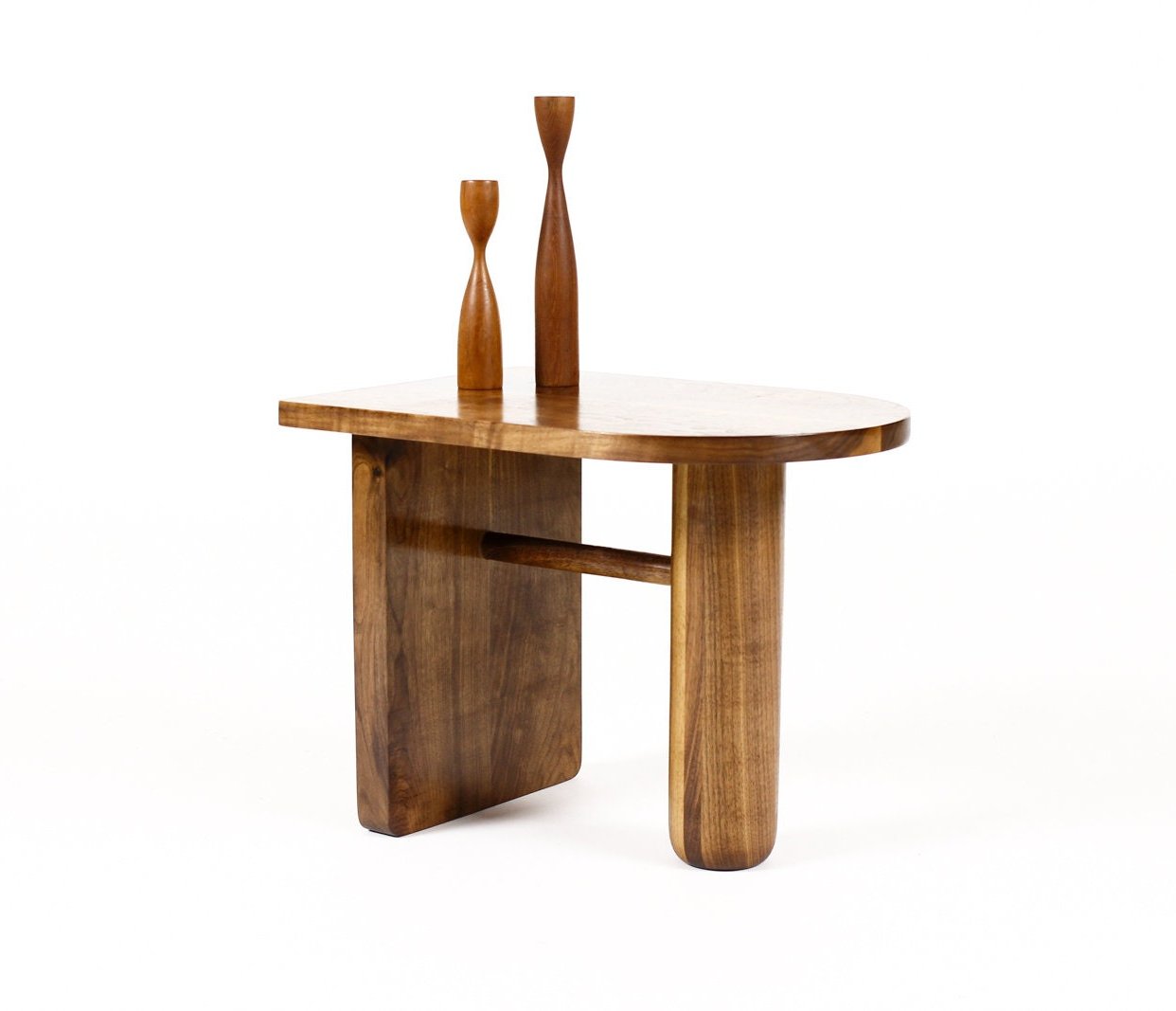 Custom Modernist Rectangular Side / End Table — Ventana — Walnut ...