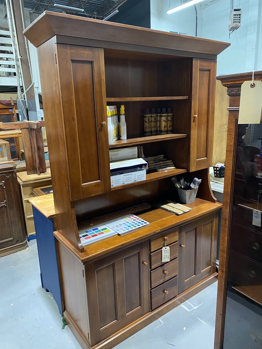 Cherry Server with Hutch | The Back Dorr | Fairfax, VA