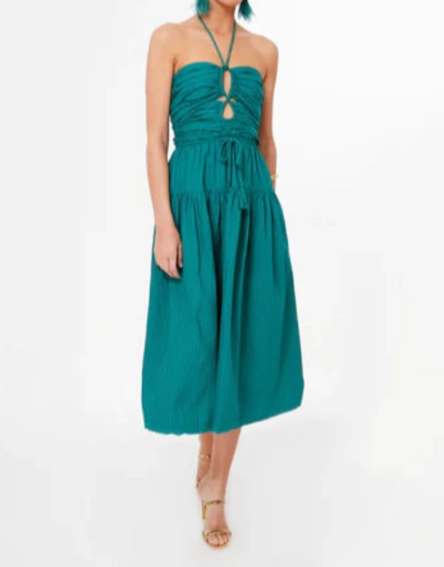 Ulla Johnson Emmaline Dress in Verdigris | Penny Lane | San Antonio, TX