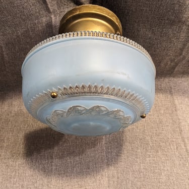 Blue Vintage 3 Chain Light | Earthwise Architectual Salvage (Seattle ...