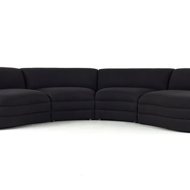 Weiman Mid Century Curved Sectional Sofa - mcm | Modern Hill ...