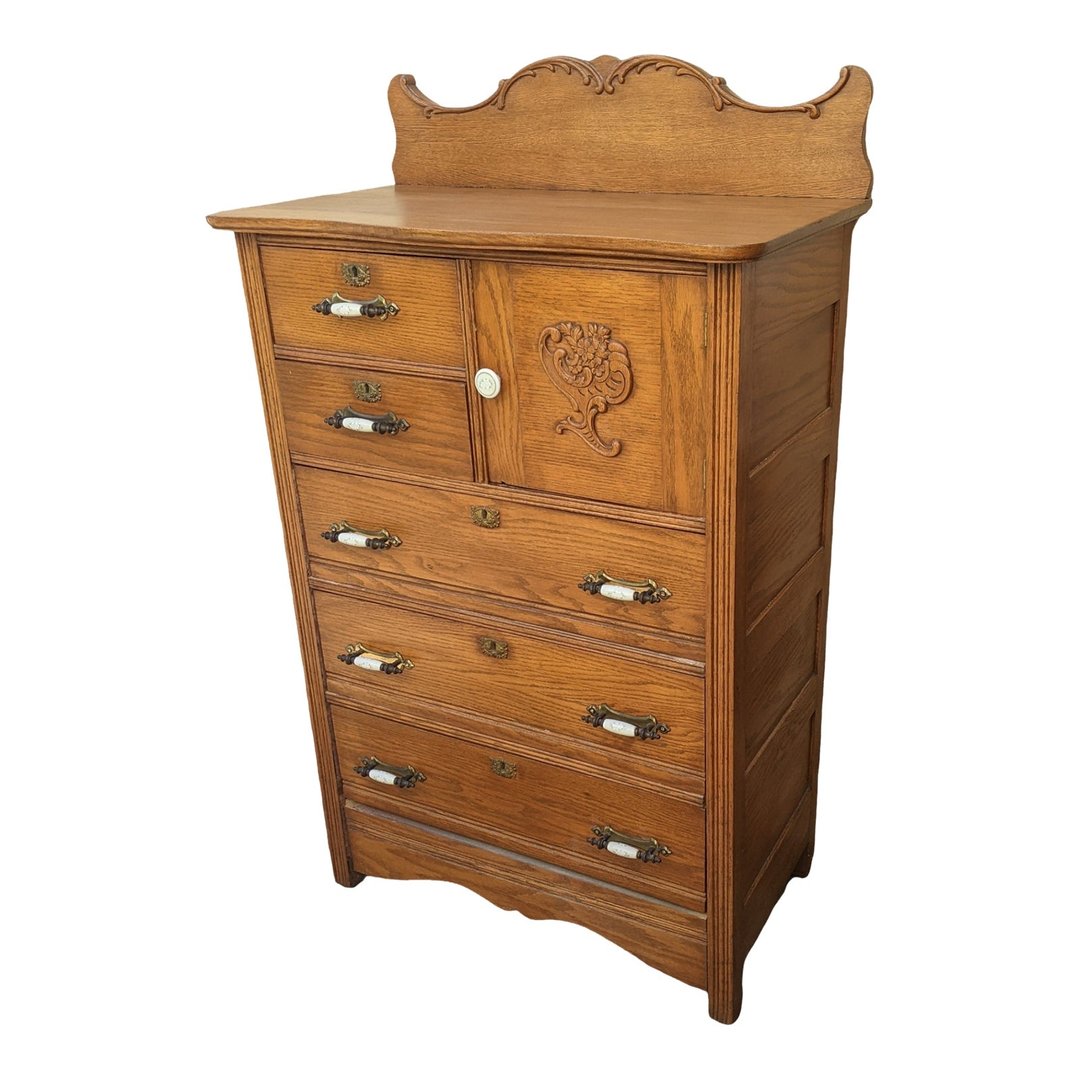 COMING SOON - Victorian Oak Chest of Drawers | The Eclectic Collective ...