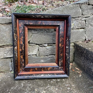 Highly Ornate Victorian Era Picture Frame Eastlake Floral | Brain ...