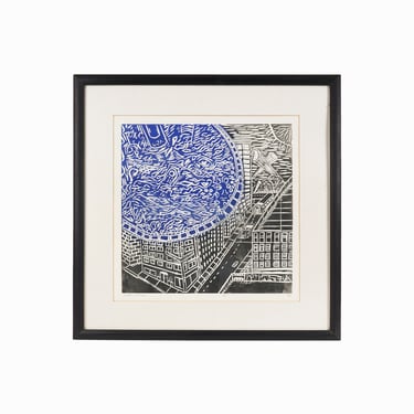 Andrew Nowak Linocut Print on Paper Chicago | Vintage Inquisitor ...