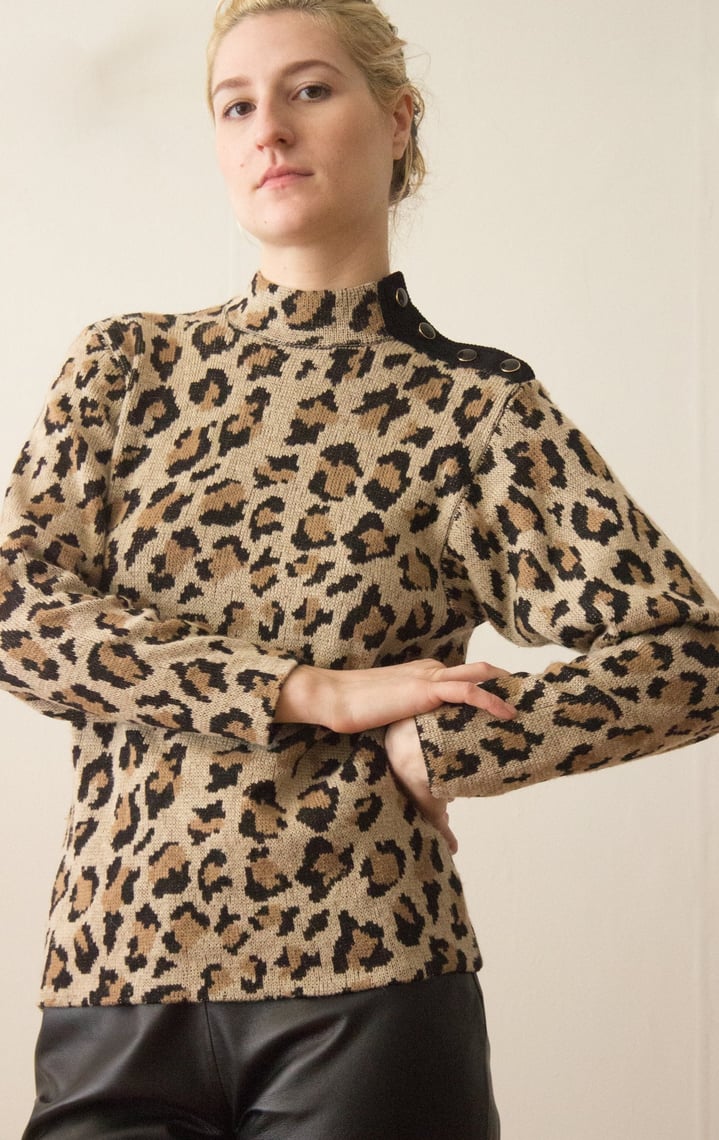 1980s Leopard Print Knit | Wayward Collection | Philadelphia, PA