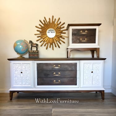 MCM Mid Century Modern Dresser/ Credenza / Console / Tv Stand with ...