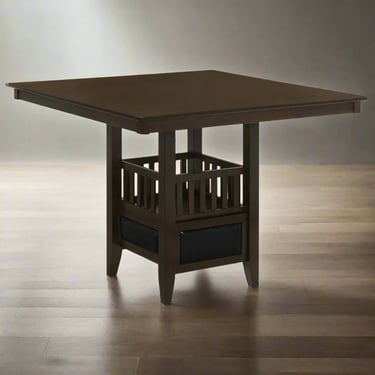 Jaden Square Counter Height Table with Storage Espresso FFE258-45 ...
