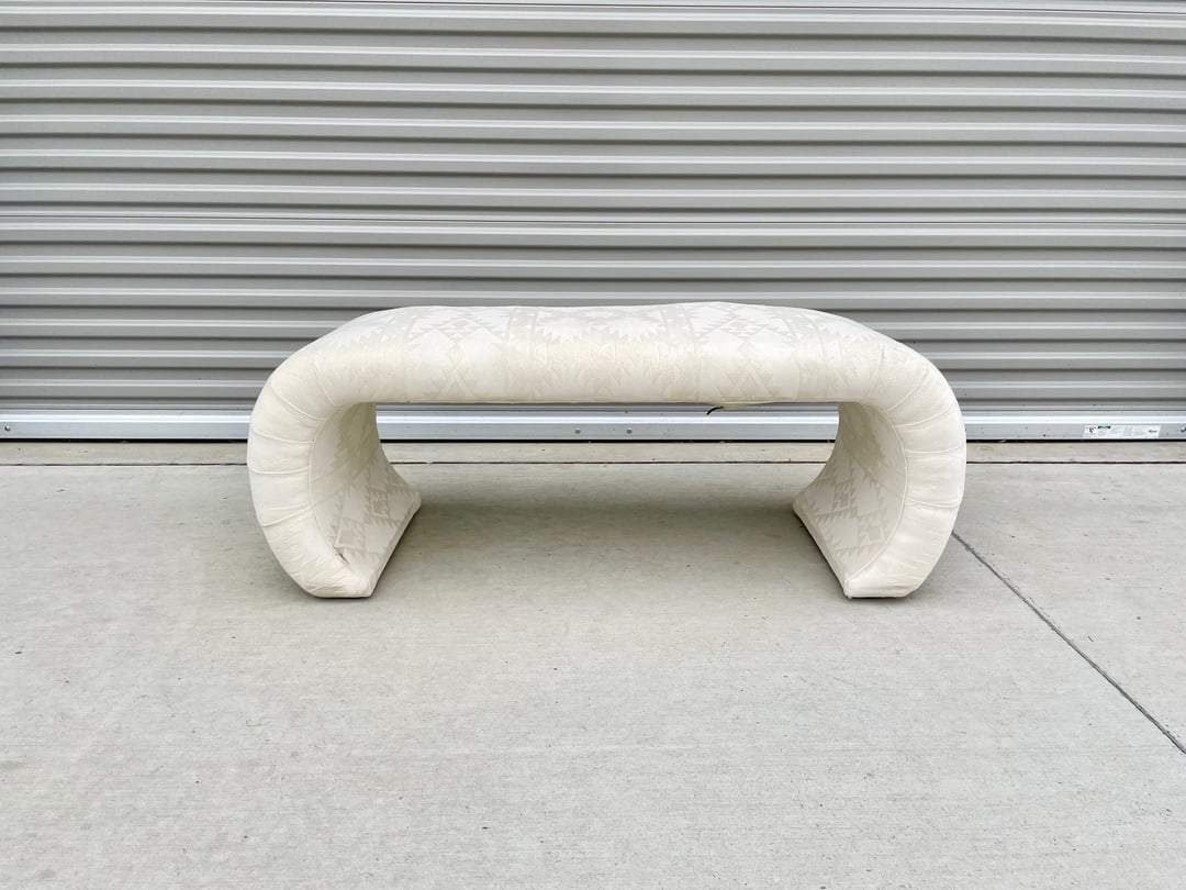Vintage Waterfall Bench by Steve Chase | Mid Century NoHo | Los Angeles, CA