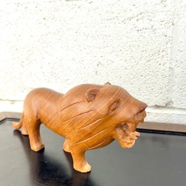 Roaring Wood Lion | Revival Vintage | North Loop - Austin, TX