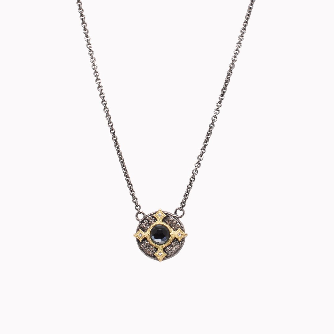 Hematite Crivelli Pendant Necklace | Eliza Page | Second Street ...