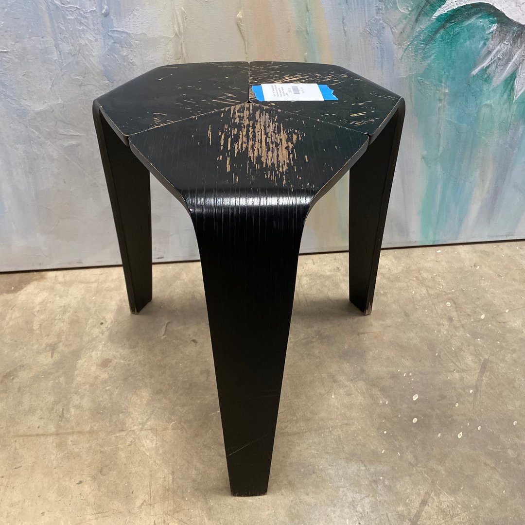 Davis 'Tre' Lounge Height Bentwood Stool in Painted Finish Designed ...