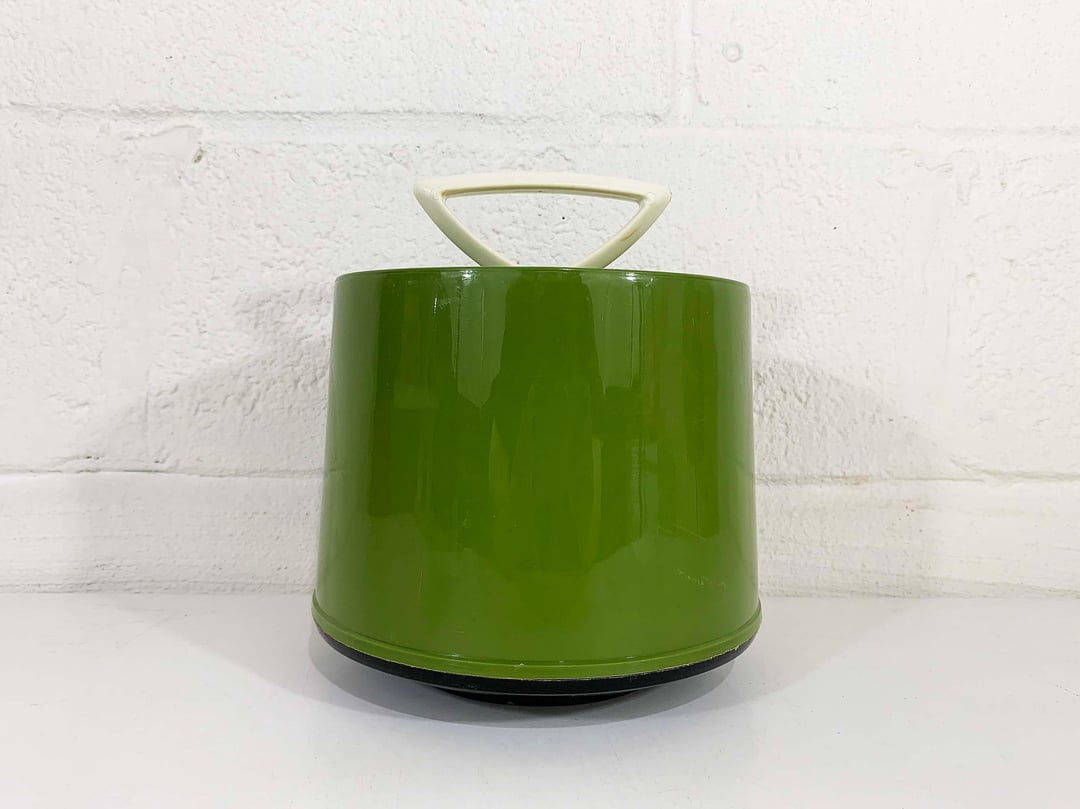 Vintage Mod Green Disk-Go-Case 45 Box Record Case Holder Mid-Century ...