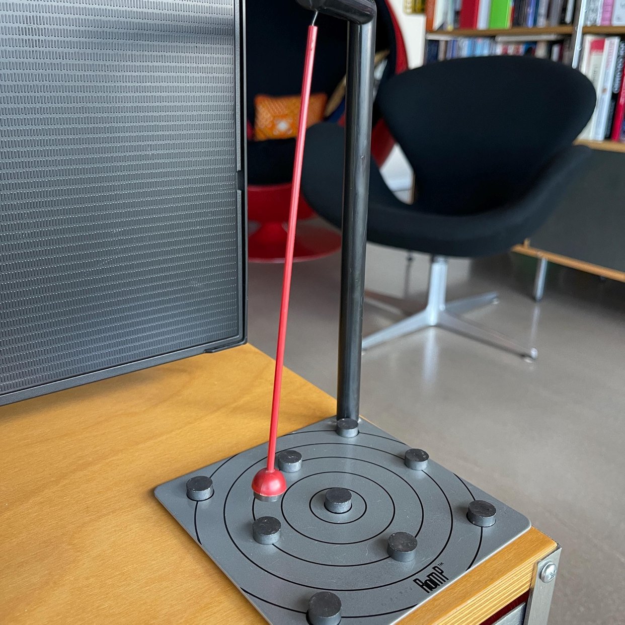 90s Kinetic ROMP Randomly Oscillating Magnetic Pendulum Sculpture ...