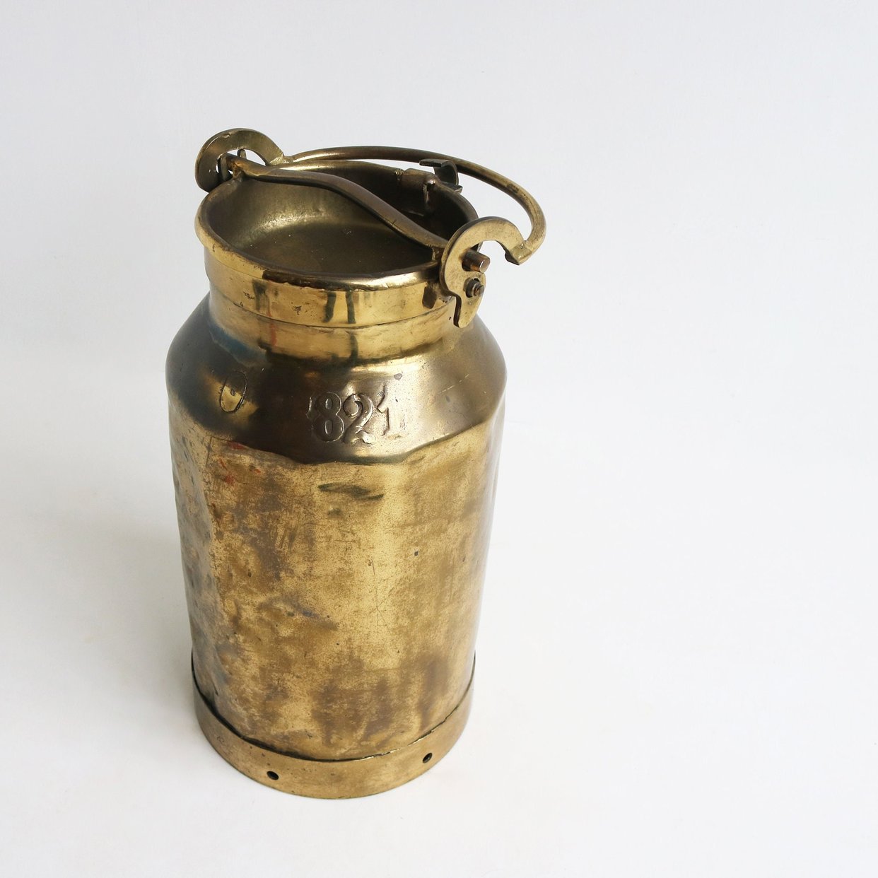 Antique Brass Milk Container Milk Can Milk Jug | Nice Old Finds ...