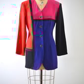 Vintage 1980s Colorblock Jacket | Pickled Vintage | Palo Alto, CA