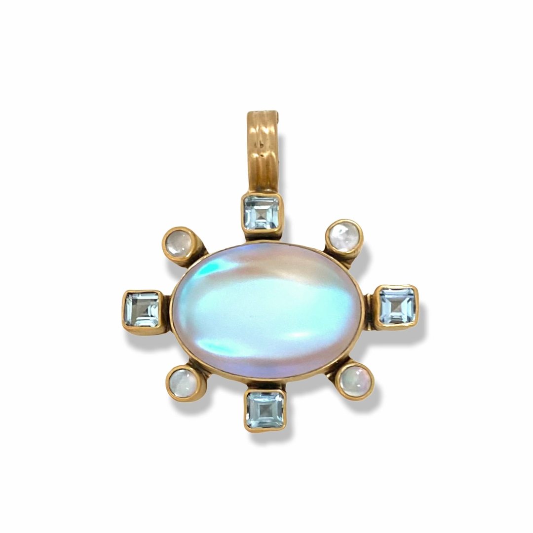 Luminite Blue Topaz Mosaic Enhancer | Dina Mackney Designs | Washington, DC