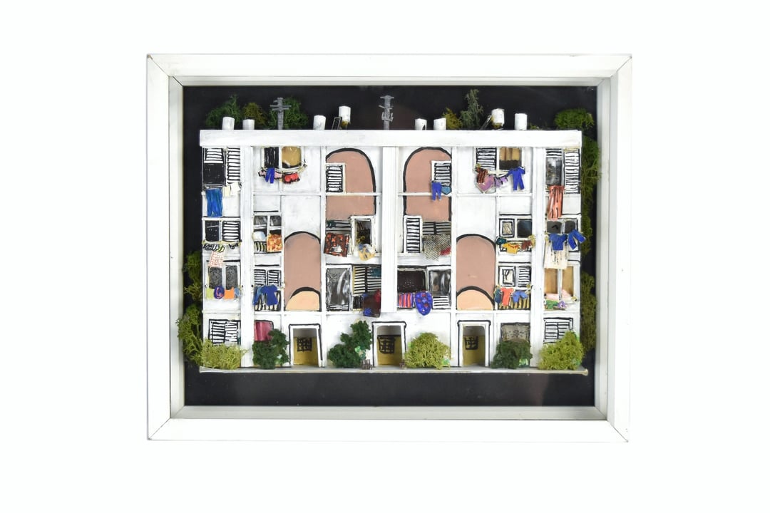 Israel Immigrants Eye Architectural Apartment Diorama Sculpture Terry ...