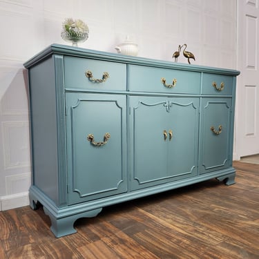 Available!! Light Blue French Country sideboard / tv stand | Reno Vista ...