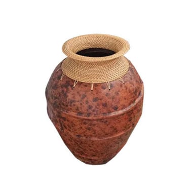 Clay & Rattan Pot | What's New? - Portland, OR | ATTIC