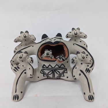 Cochiti Pottery - Frog Storyteller by Martha Arquero | Jinxed ...