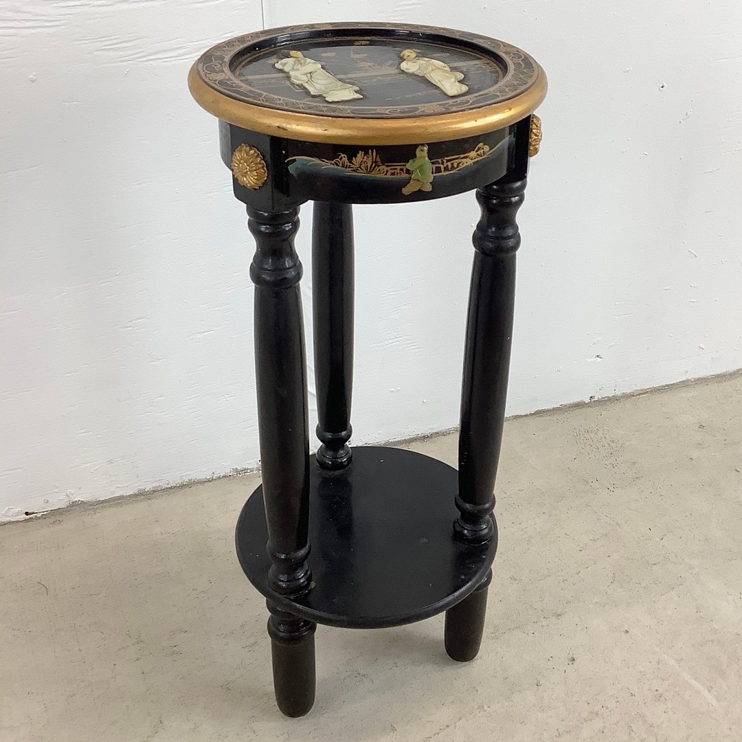 Vintage Asian Modern Side Table | Second Hand Stories | Ashbury Park, NJ