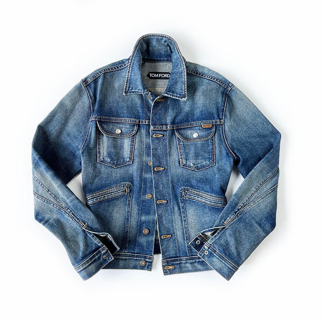 TOM FORD WESTERN SELVEDGE DENIM TRUCKER JACKET | The Tough Boot & Co ...