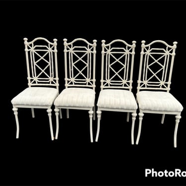 Vintage Kessler faux bamboo chairs - a set of four | Holbrook Bazaar ...