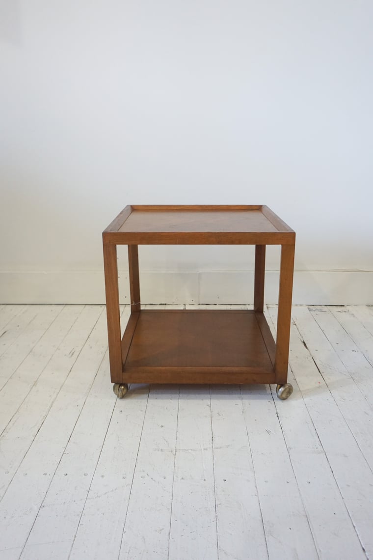 vintage drexel end table on casters | pip home | Brooklyn, NY