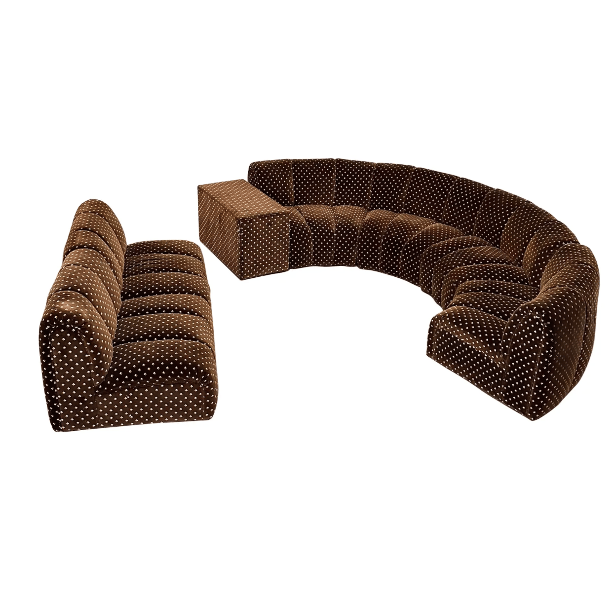 Postmodern Modular Sectional Sofa by Bernhardt Flair Division | Main ...