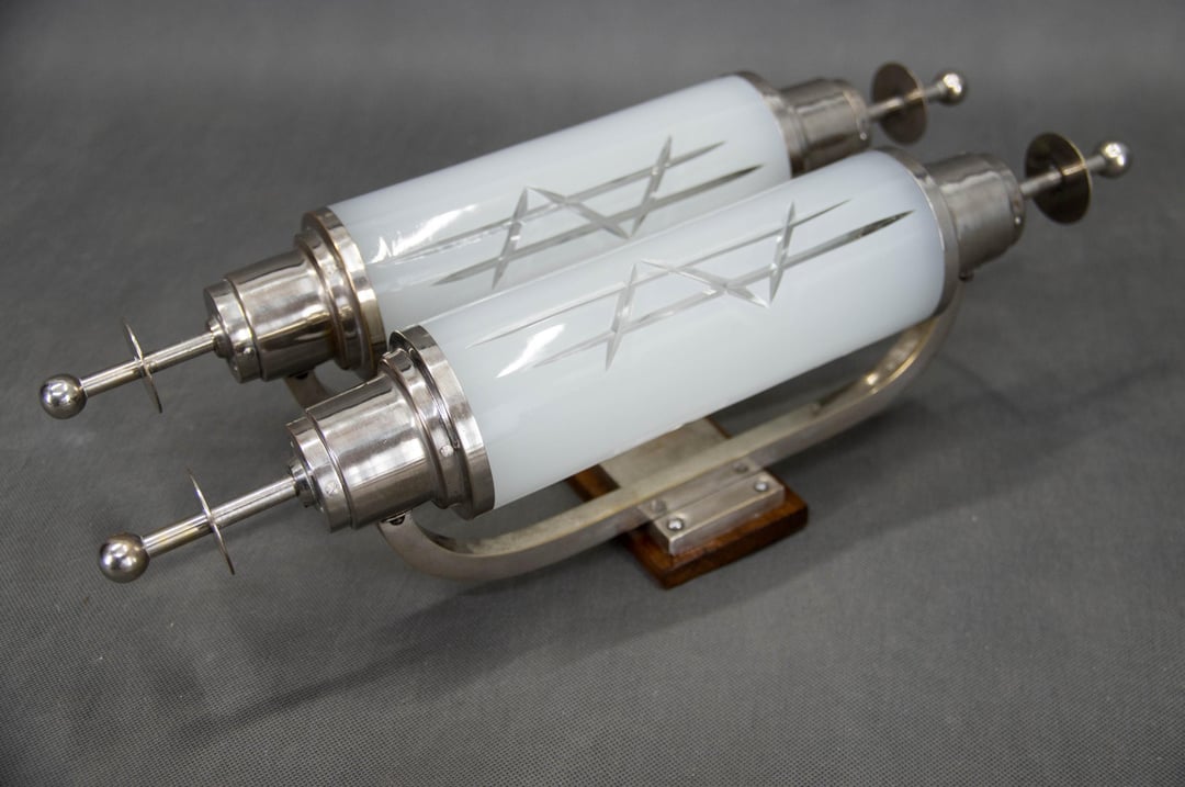 Big Representative Art Deco Wall Light, 1930s | Davint Design | Czech ...
