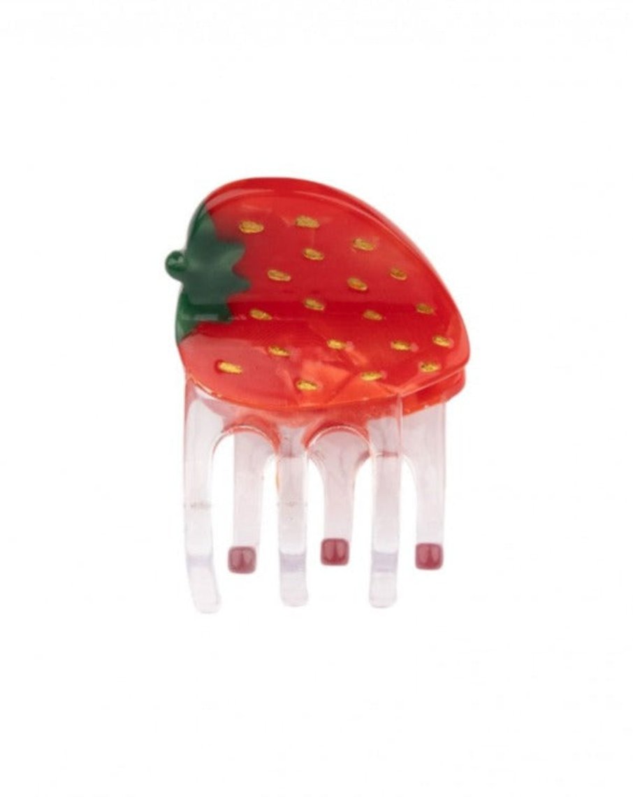 Strawberry Mini Hair Claw | Banshee | Portland, OR