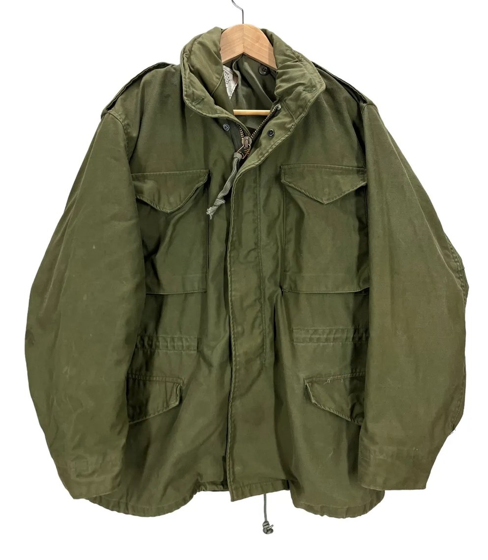 Vintage US Military M65 Olive Green Field Jacket Medium Army | Downtown ...