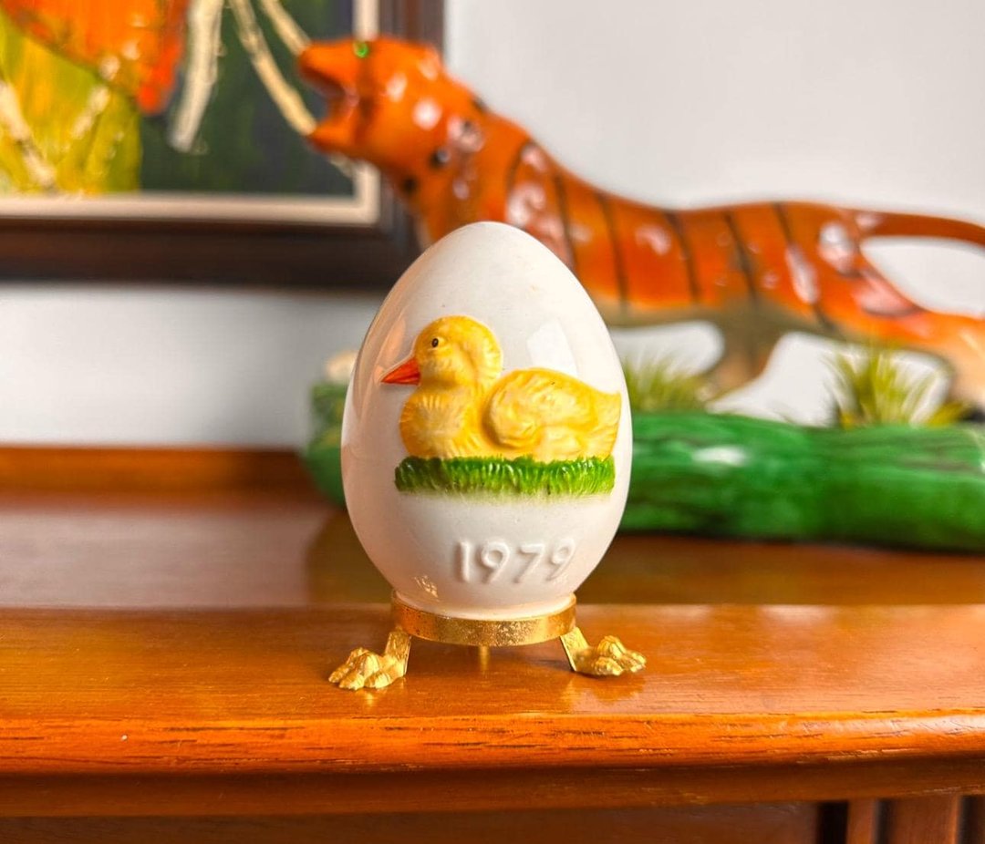 Vintage 1979 Goebel Egg With Duck | Desert Cactus Vintage | Portland, OR