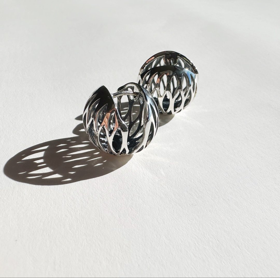 Athena Oxidized Spheres | The Silver Root | Washington, DC