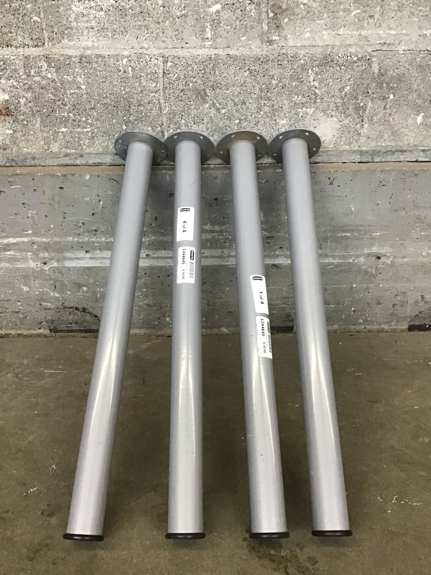 Tubular Steel Table Legs (Seattle) | Second Use | Seattle and Tacoma, WA