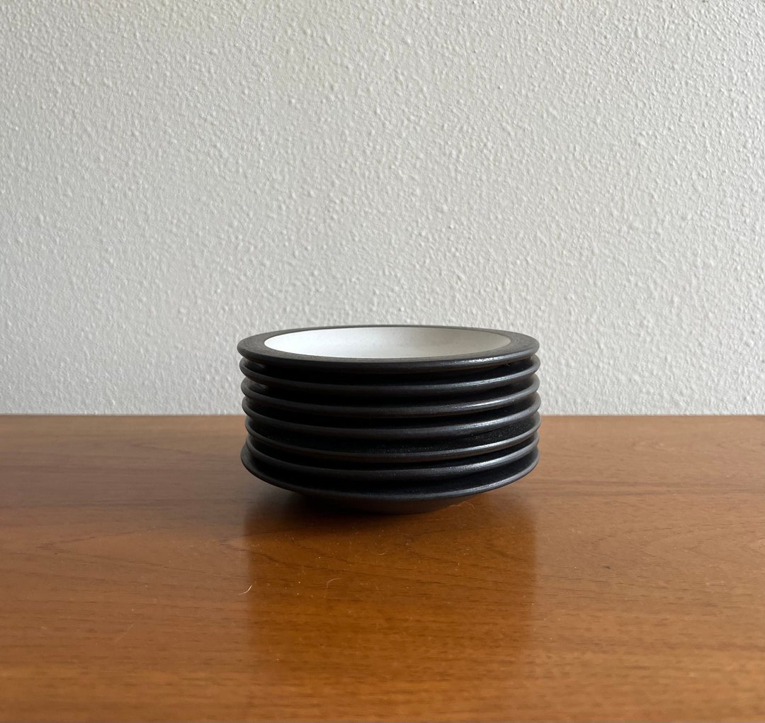 Vintage Heath Ceramics Brown and White Rim Line Mini Plate | Sabine ...