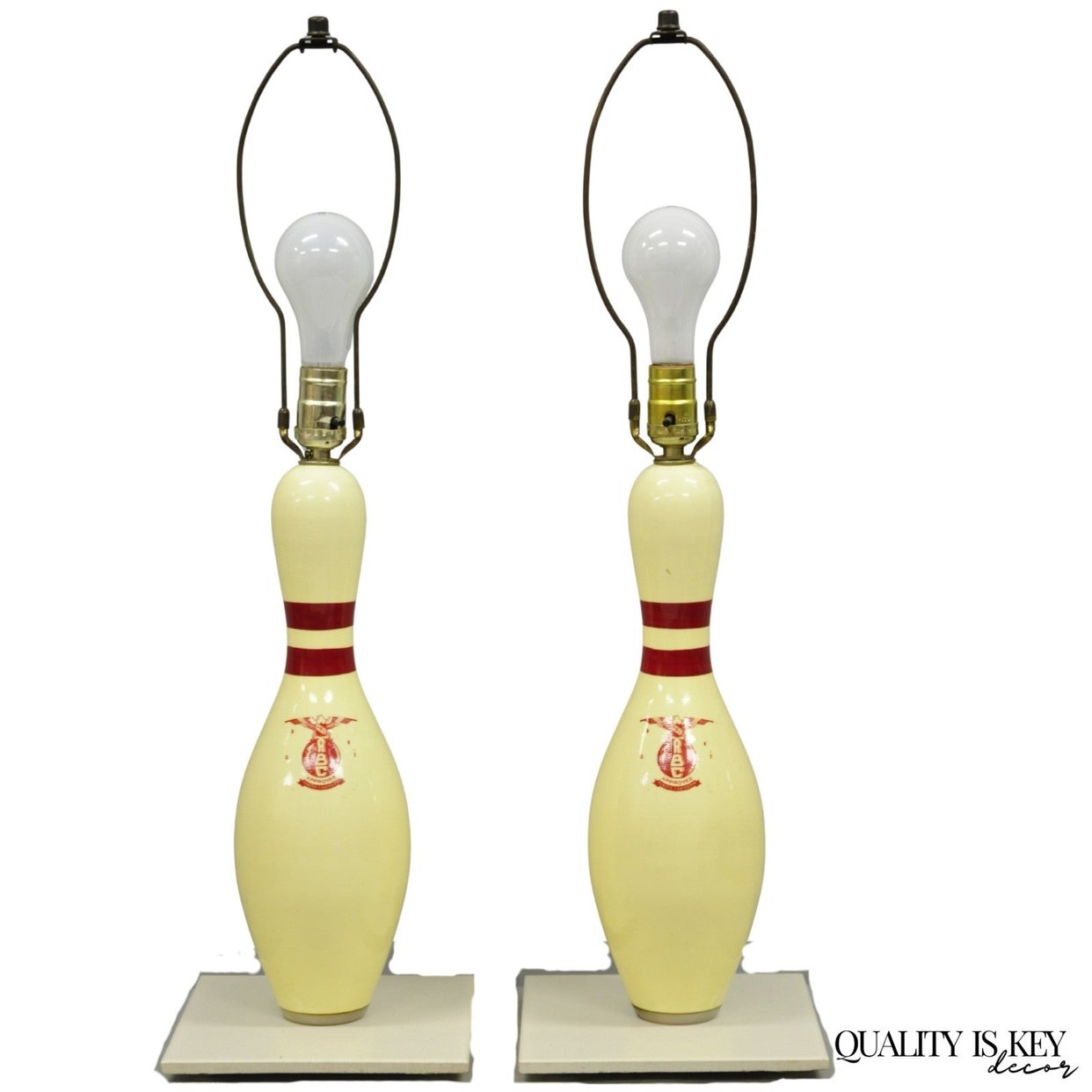 Vintage Mid Century Modern Bowling Pin Man Cave | Quality is Key ...