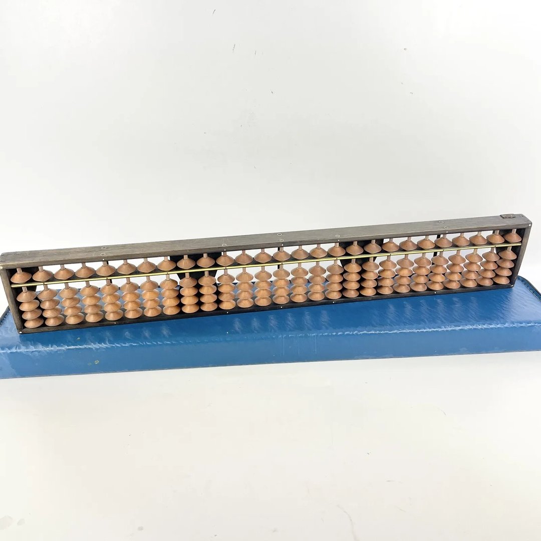 Vintage Abacus Birch Bead W Carrying Case | Season of Change | Murietta, CA