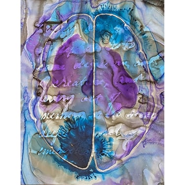 Act of Creation : Original ink painting on yupo | Artologica ...