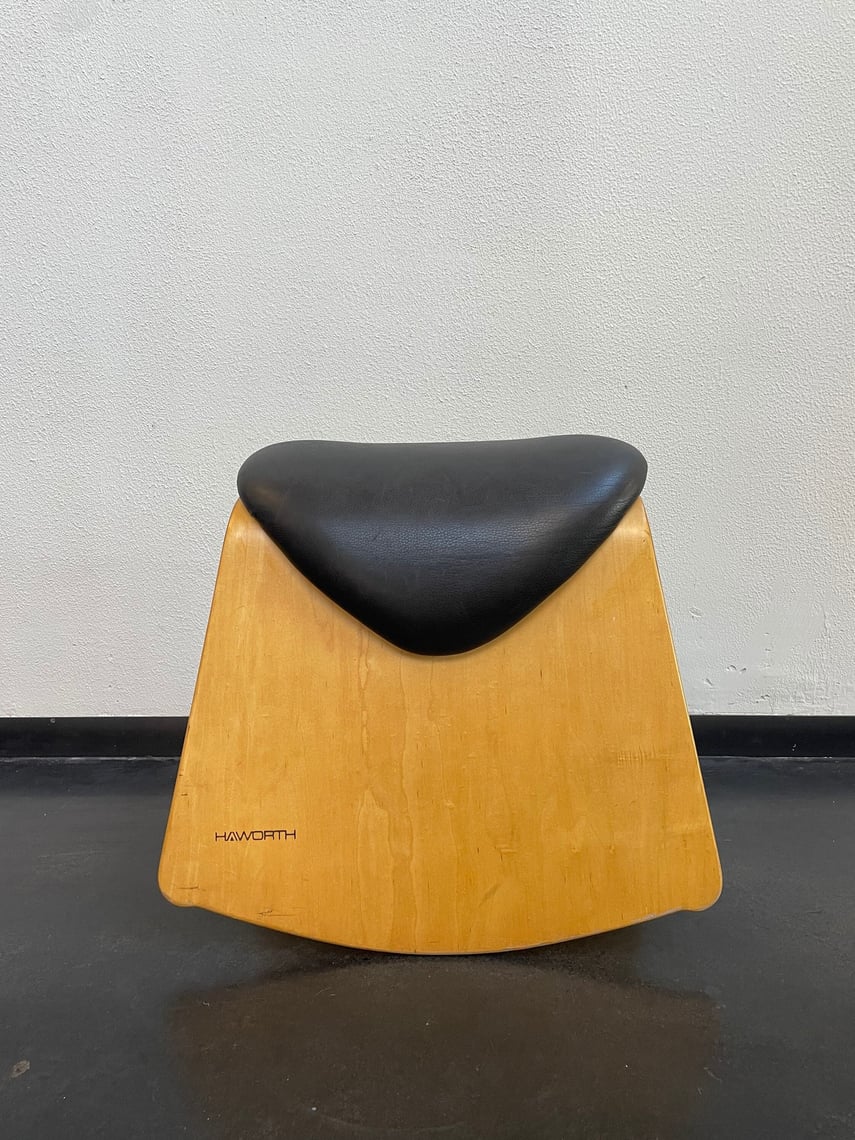 Vintage Haworth Shetland Saddle Rocker Stool | The Modern Republic ...