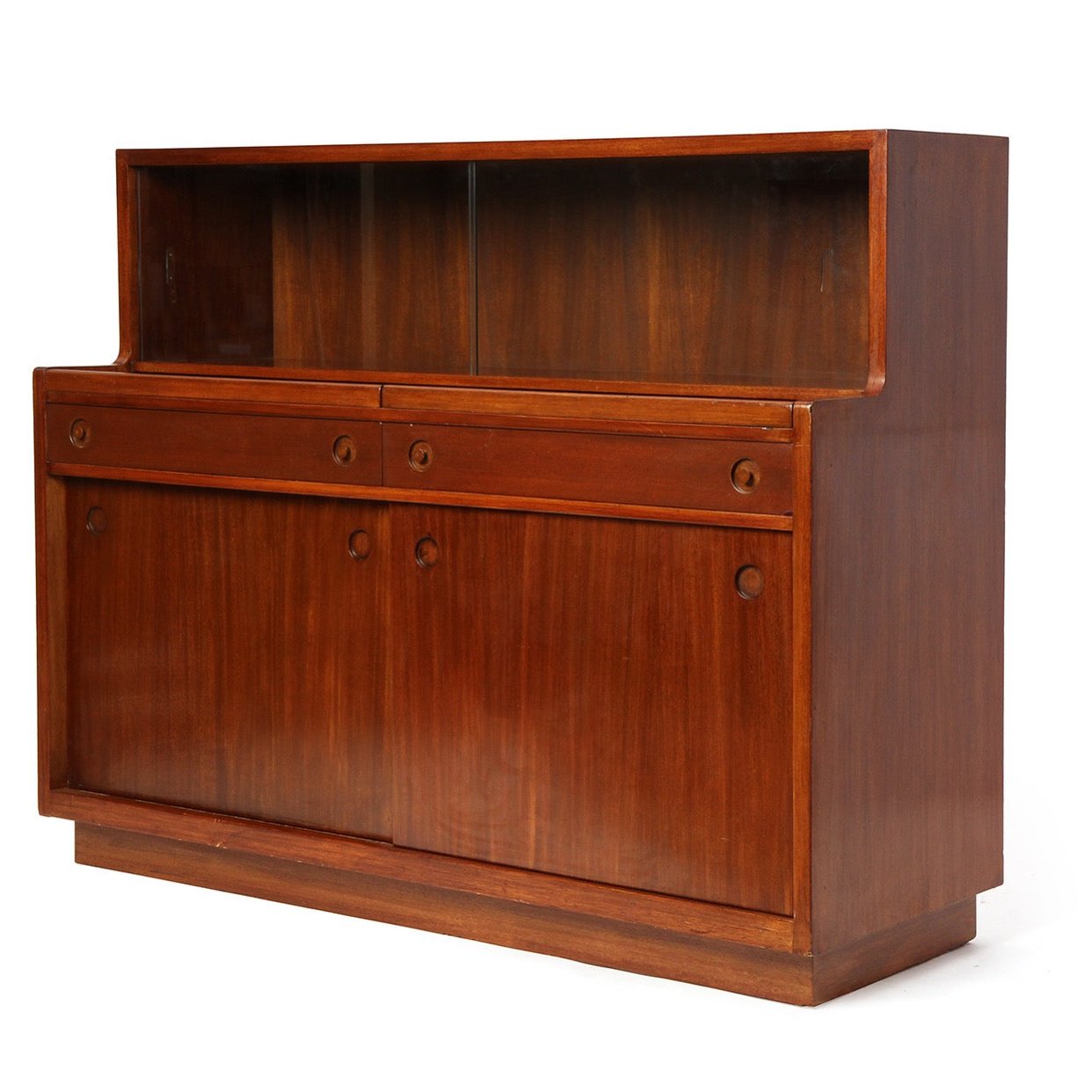 Tall Walnut Serving Cabinet by Edward Wormley for | Wyeth - New York ...