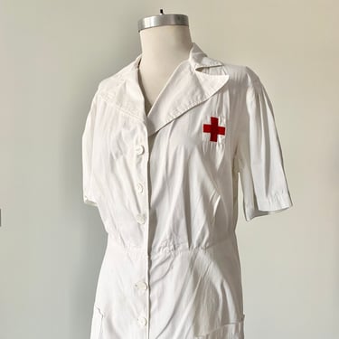 Vintage 1940s Nurse Uniform Dress / WWII Era Nurse | Milk & Ice ...