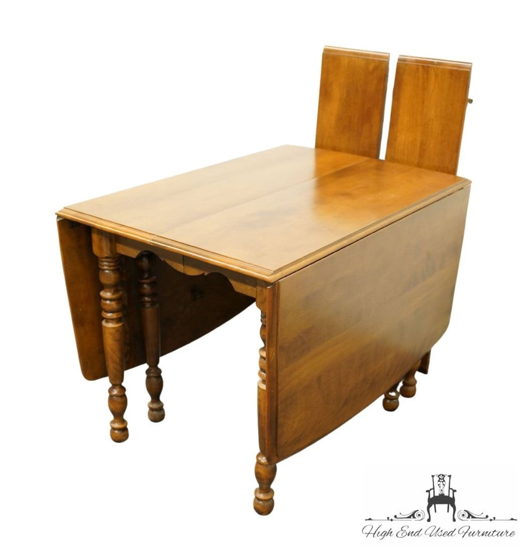 TEMPLE STUART Rockingham Solid Hard Rock Maple Colonial Style Drop ...